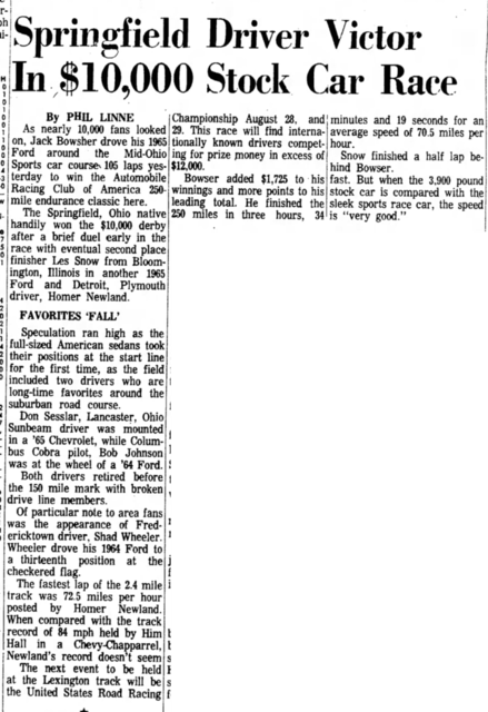 1965 Rewind: ARCA at Mid-Ohio - ARCA