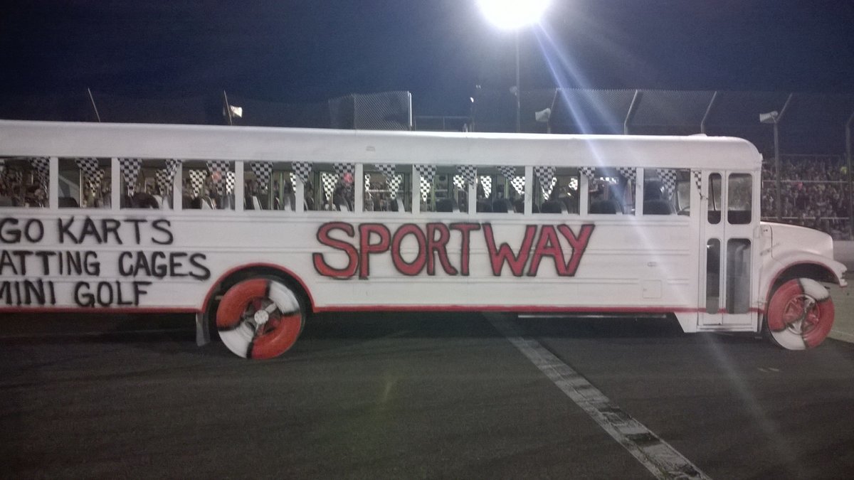 SCHOOL BUS FIGURE 8 RACES APPROACHING! SPONSOR A BUS! - Flat Rock Speedway