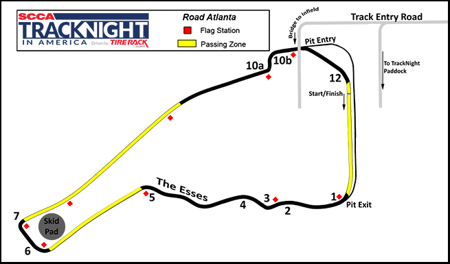 Title - Michelin Raceway Road Atlanta - Track Night in America