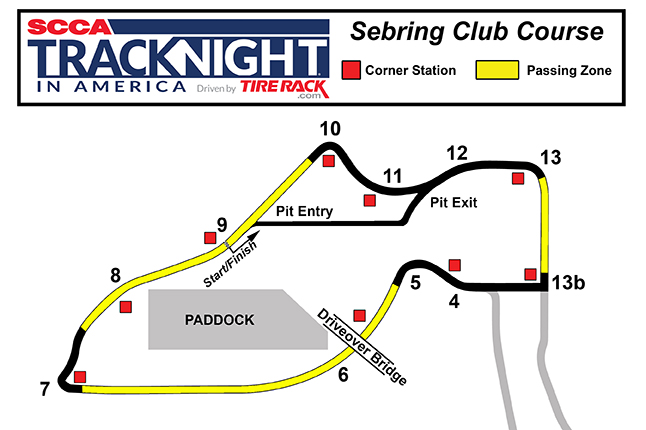Title - Sebring International Raceway - Track Night in America