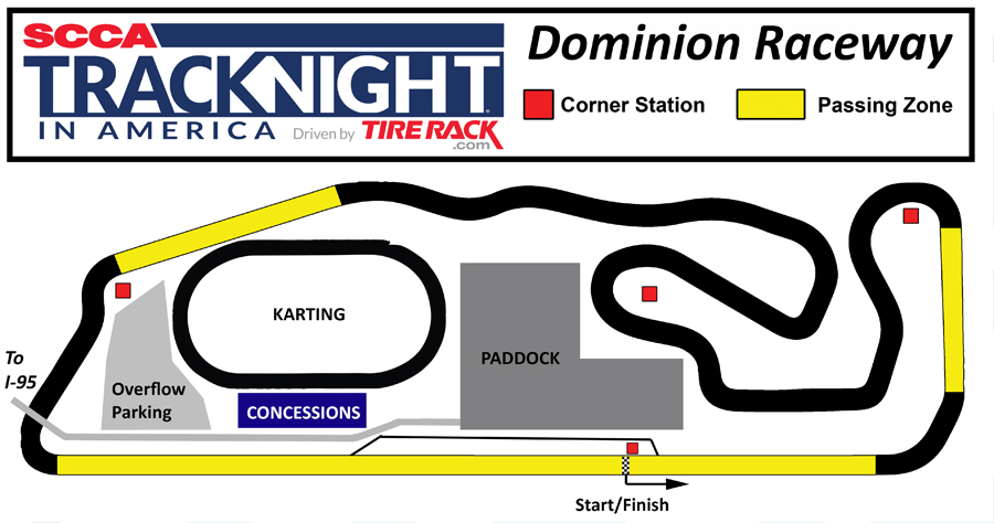 Title - Dominion Raceway - Track Night in America